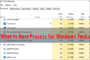 What is Host Process for Windows Tasks and Why Are So Many Running on ...