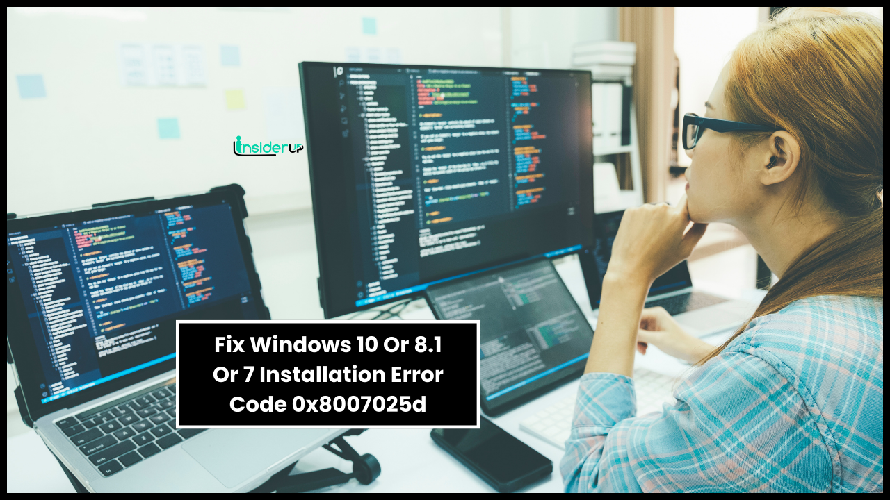 Fix Windows 10 Or 81 Or 7 Installation Error Code 0x8007025d 